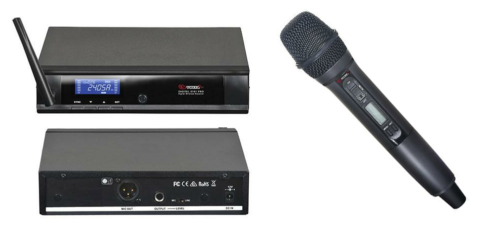 [ Volta ] Беспроводной ручной микрофон DIGITAL 0101 PRO